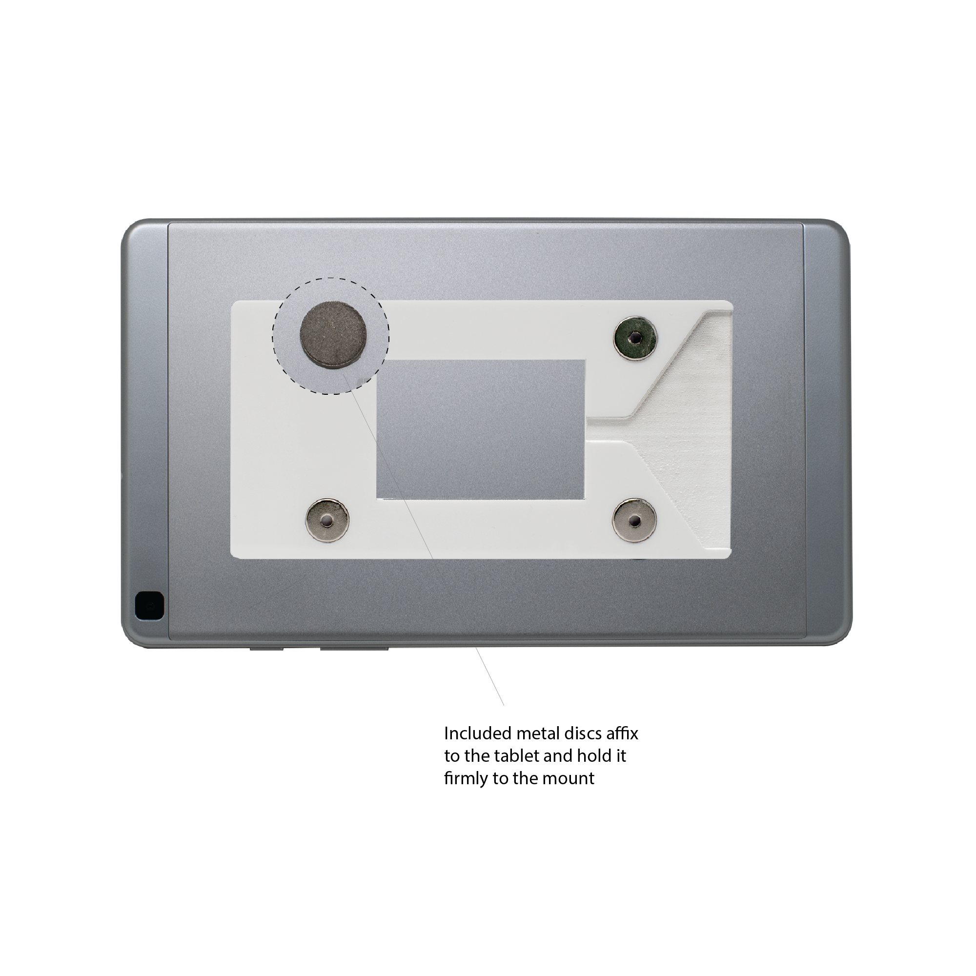 Universal Frameless Wall Mount for Smart Home Tablet; Amazon Fire, Sam ...